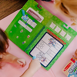 Melissa & Doug Blue’s Clues & You! Water Wow! 3-Pack – Alphabet, Counting, Shapes Water Reveal Travel Activity Pads