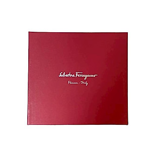 SALVATORE FERRAGAMO Adjustable & Reversible Gancini Belt, Silver Buckle…