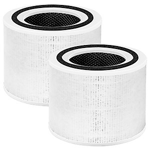 APPLIANCEMATES Core P350 Pet Filter Replacement for Levoit Core P350 Pet Air Purifier,3-in-1 H13 Ture HEPA Filter Replacement Compatible with Levoit Core P350-rf, Core 300, Core 300s