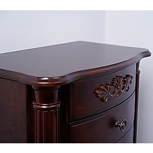 Hives and Honey Morgan Armoire Jewelry Cabinet, Dark Walnut