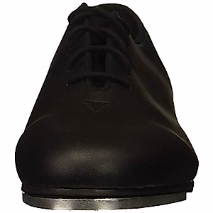 Leo womens Jazz Tap Dance Shoe, Black, 8 Medium US
