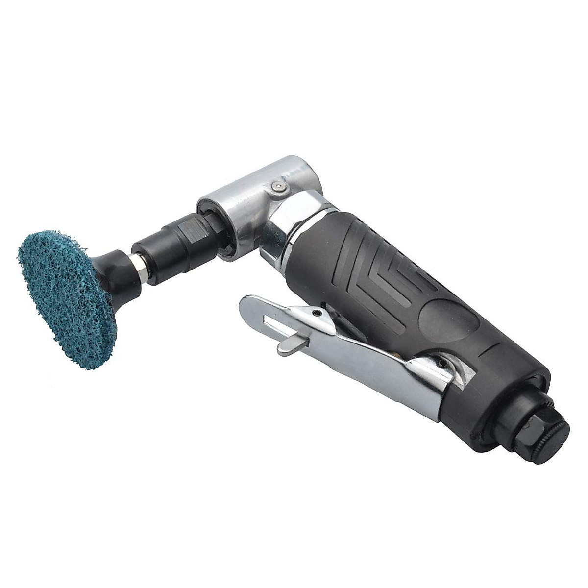 PROSHI 1/4 inch angle air die grinder with 4 pcs 2" roll lock sanding discs