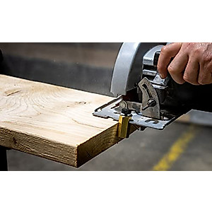 Clarke Brothers Stair Gauge – 2pcs Stair Tread Gauge for Conventional Framing Square or Carpentry Square – Heavy-Duty Brass Stair Gauge Set – Large Knob Size – Long Brass Body