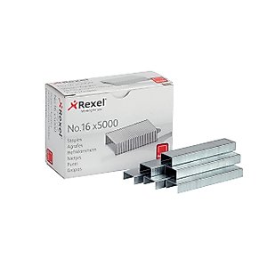 REXEL Staples NO16 6MM PK5000 06010 by Rexel