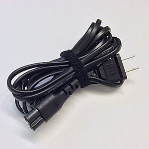 Ipax 10 Ft Long Two Prong AC Power Adapter Cord Cable Compatible with PS5 PS4 PS3 Slim LG TCL Samsung UN32EH5300 UN40EH5300 UN46EH5300 UN50EH5300 UN28H4000 UN40J5200 UN43J5200 UN48J5200 UN50J5200 TV