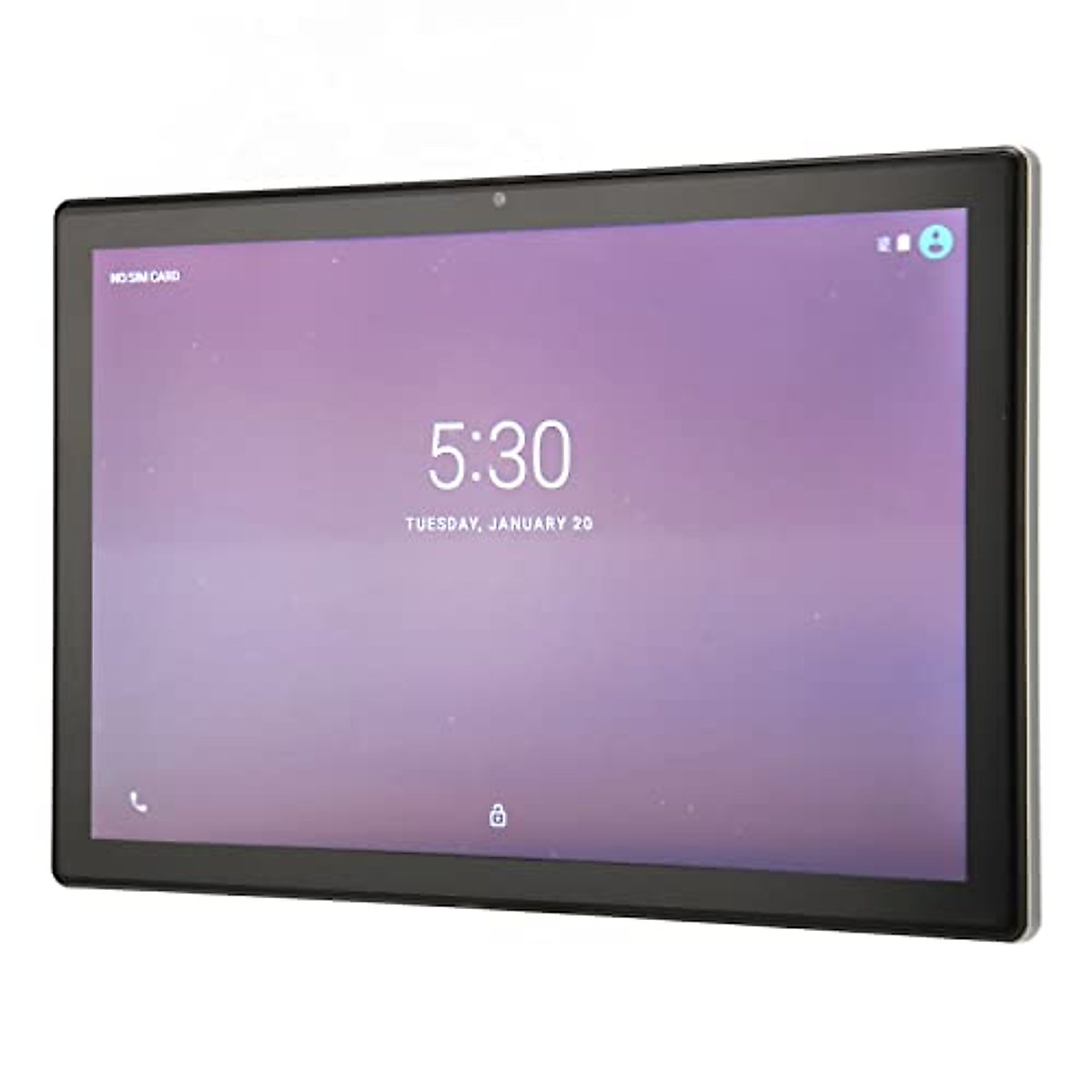 Qinlorgo HD Tablet, 6GB 256G 100-240V 10 Inch Tablet Octa Core Processor for Reading for Android 11 (US Plug)
