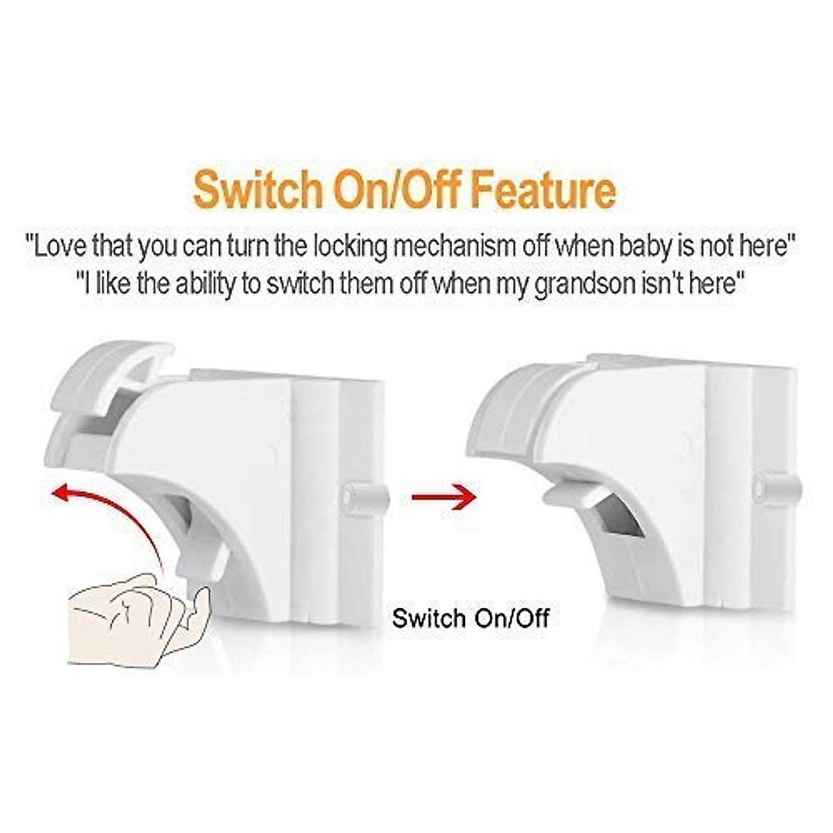 Baby Proofing Magnetic Cabinet Locks - 12 locks + 2 keys bundle with Extra Child Proof Replacement Magnet Key