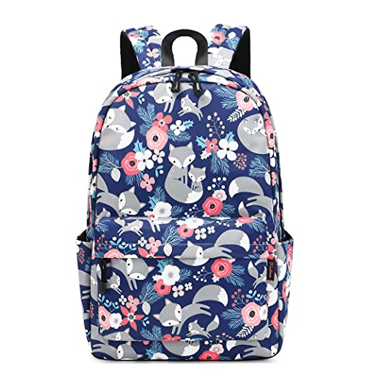 Wadirum Women Cute Printed Backpack Girl School Backpack Set Casual Daypack Fox