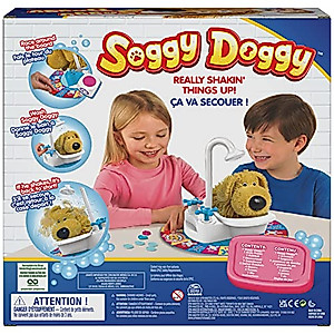 Soggy Doggy, The Showering Shaking Wet Dog Award-Winning Kids Game Board Game for Family Night Fun Games for Kids Toys & Games, for Kids Ages 4 and Up
