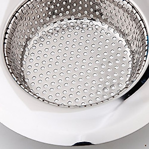 Drain Hair Catcher(3 Pack), Shower Drain Cover for Bathtub, Kitchen Sink Strainer, Stainless Steel Bathroom Sink, Drain Stopper Sizes 4.5"