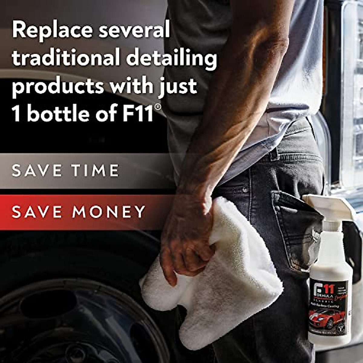 TopCoat F11 Polish & Sealer for Cars, Motorcycles, RVs, and More - High-Performance Surface Sealant - Car Wax Replacement Sealer - Scratch Remover - 16-Ounce Spray Bottle