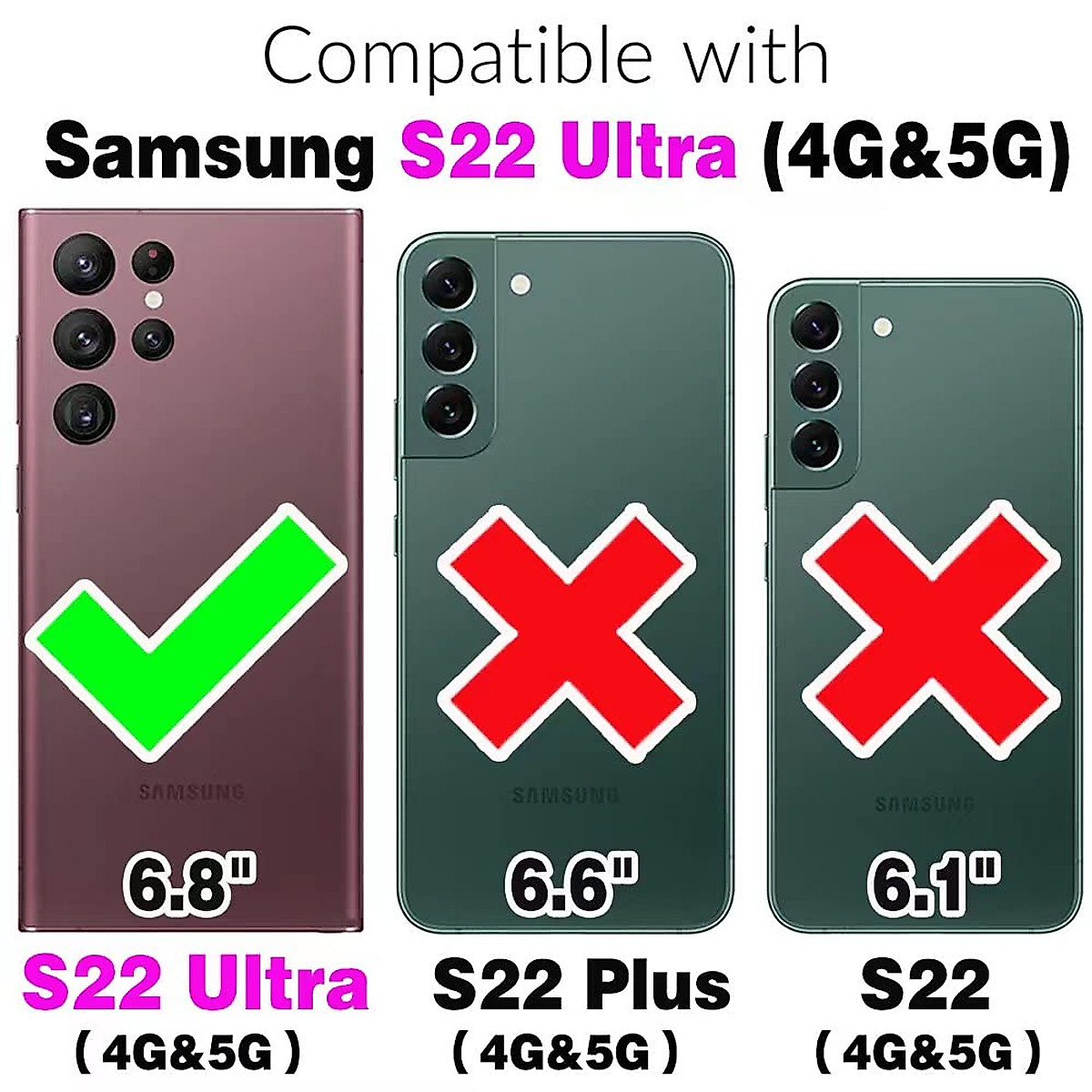 Asuwish Phone Case for Samsung Galaxy S22 Ultra 5G with Built in Camera Cover Slide Body Protection Slim Clear Bumper Cell Accessories Gaxaly S22ultra 22S S 22 22ultra G5 Women Men Girl Blue