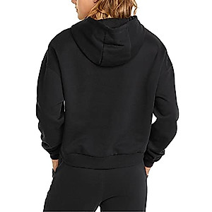 PUMA Women's Standard BMW M Motorsport Essentials Logo Hoodie, Puma Black, Large