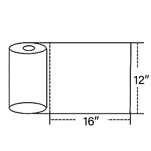 9527 Product 12x 16 Plastic Clear Produce Bag Food Storage bag,350 bags one Roll