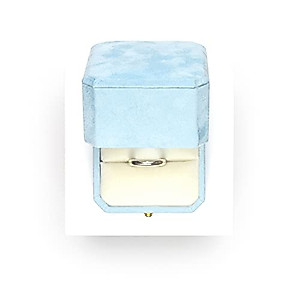 Ring Box with LED Light Blue Reusable & Protective Ring Holder to Make Your Proposal Memorable with This Engagement Ring Box with Designated Ring Light To Make Your Ring Shine by Cotea