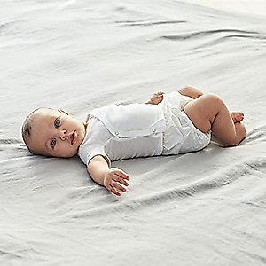 Gerber Unisex Baby Toddler 8 Pack Waterproof Diaper Cover, White, 2T