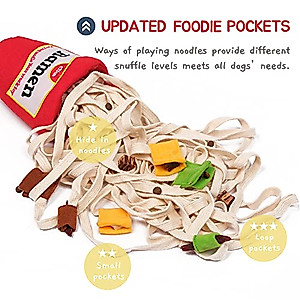 CHEWFFON Dog Puzzle Toys, Dog Toys, Interactive Dog Toys, Dog Enrichment Toys, Crinkle Dog Games, Durable Hide and Seek Toy, Nose Work Toy for Small and Medium Dogs, Treat Dispensing Toys