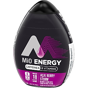 Mio Energy Liquid Water Enhancer, Acai Berry Storm, 1.62 Fl Oz (Pack of 4)