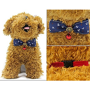 Lebbeen 10pcs/Pack,Cool Gentle Stylish Adjustable Pet Teddy Cat Dog Rabbit Bow Ties Necktie