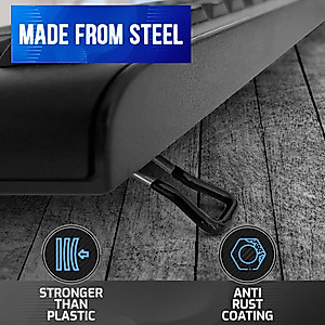 Computer Keyboard Feet Replacement 2 Pcs - Rubber Grip Small Ergonomic Tilt Stand Clips to Prop Up Keyboard Legs - for Logitech K120, K260, K270, K330, K345, K350, K360, K520, K835, K850 and More