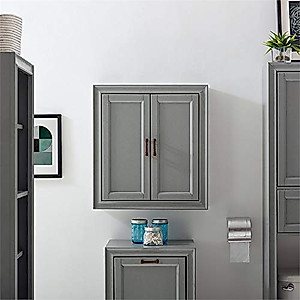 Pemberly Row Medicine Cabinet in Vintage Gray