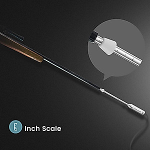 Teslong Rigid Borescope for Rifle Barrel Care, Gun Cleaning Visual Inspection Camera w/26-Inch-Long Rod -Fits .20 Caliber &Larger Hunting Shooting Firearms Bore(3 Mirrors Included)