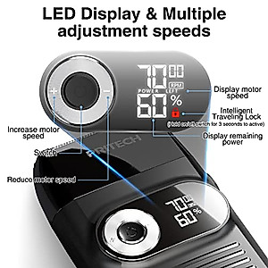 Electric Foil and Bald Shavers 2 in 1 Double Shaver for Men Blade and Popup Beard Trimmer with Rechargeable 2 Head 3 Adjustable Speeds Beard Shaver by Pritech