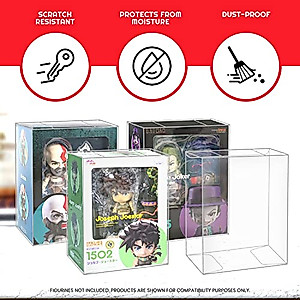 Premium Nendoroid Box Protective Plastic Display Box Case - Ultimate Dust, Dirt, and Moisture Defense, Enhance Display Appeal, Easy to Use, Reusable, Preserve Collectible Value, Perfect for Collectors