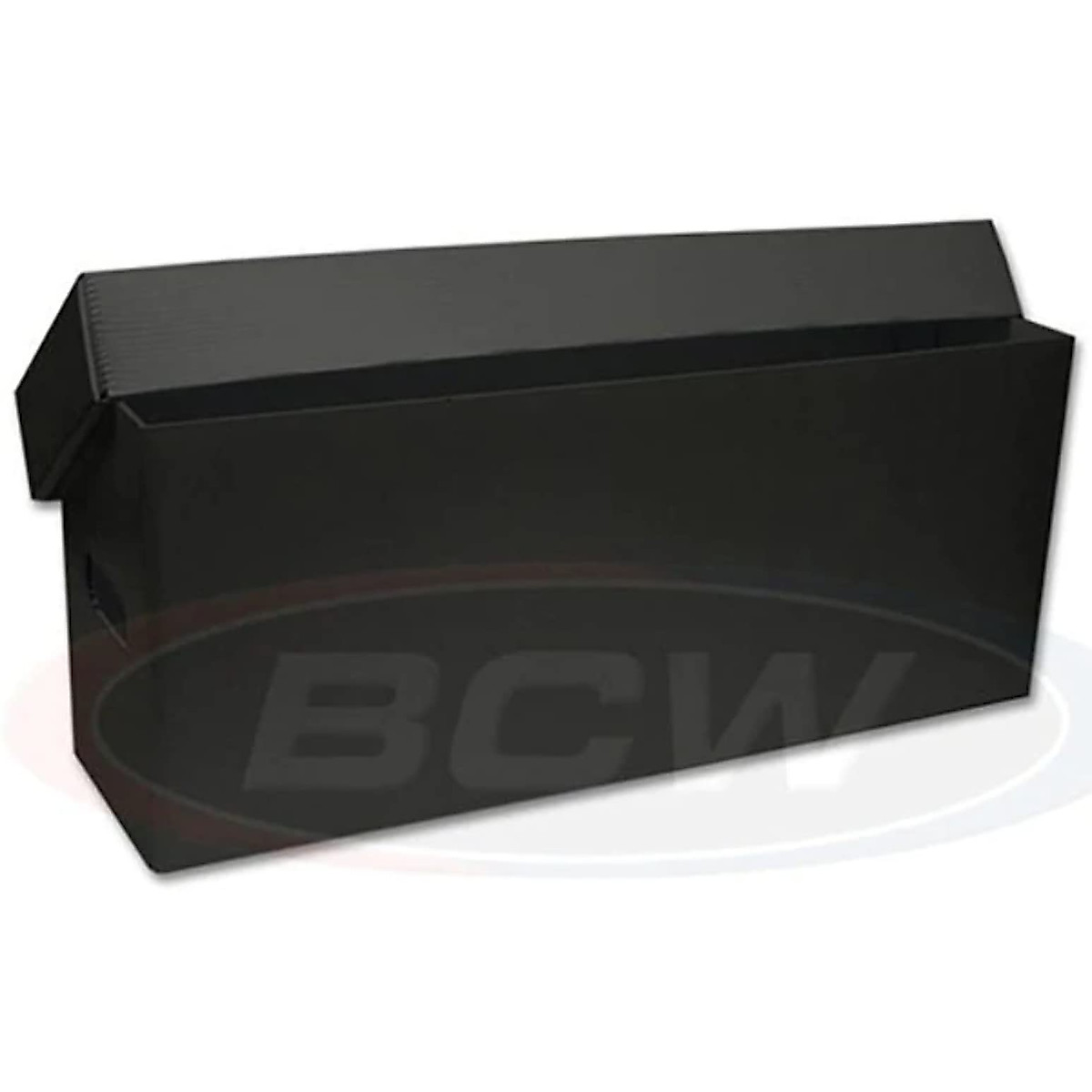 BCW 1-BX-Long-PL-BLK Black Plastic Long Comic Storage Boxes