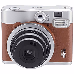 Fujifilm Instax Mini 90 Instant Film Camera (Brown)