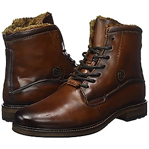 bugatti Men's Marcello I Fashion Boots, Cognac, 12 US