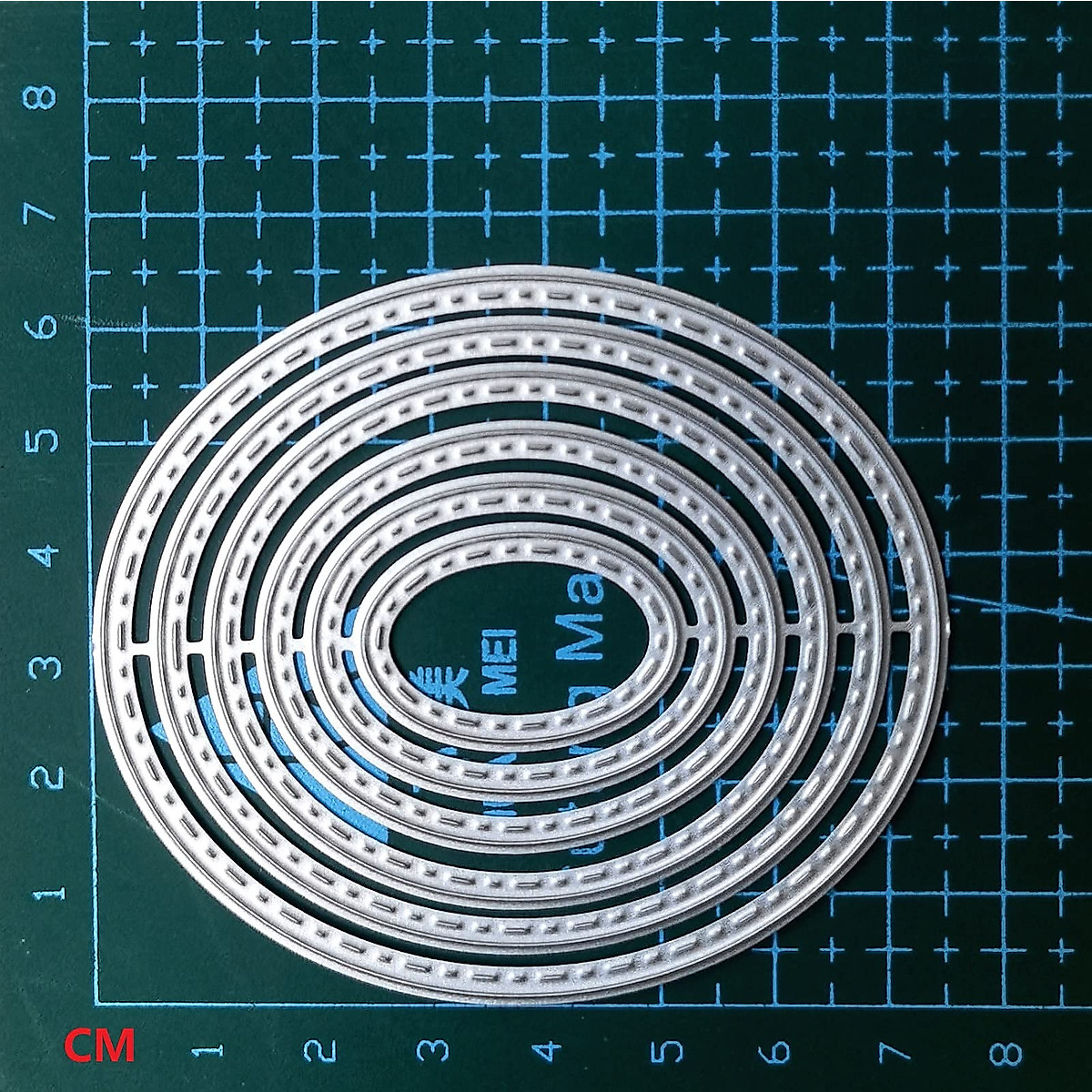 Cutting Dies Stencil Triangle Square Rectangle Round Ellipse Metal Mould for DIY Scrapbook Album Paper Card