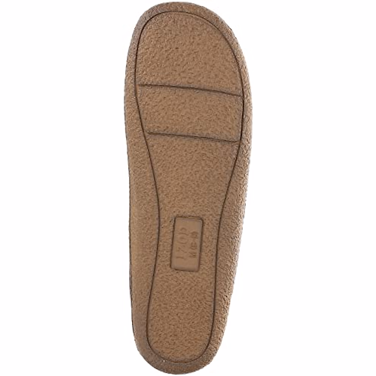 IZOD Men's Memory Foam Slipper, Classic Two-Tone Moccasin, (X-Large / 11-12, Tan)