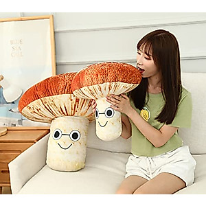 Ichesun 3D Creative Vivid Mushroom Pillow Gift Plush Throw Pillow (7"(Small Size/18cm))