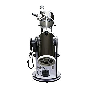 Sky Watcher Sky-Watcher Flextube 250 SynScan Dobsonian 10-inch Collapsible Computerized GoTo Large Aperture Telescope, White, (S11810)