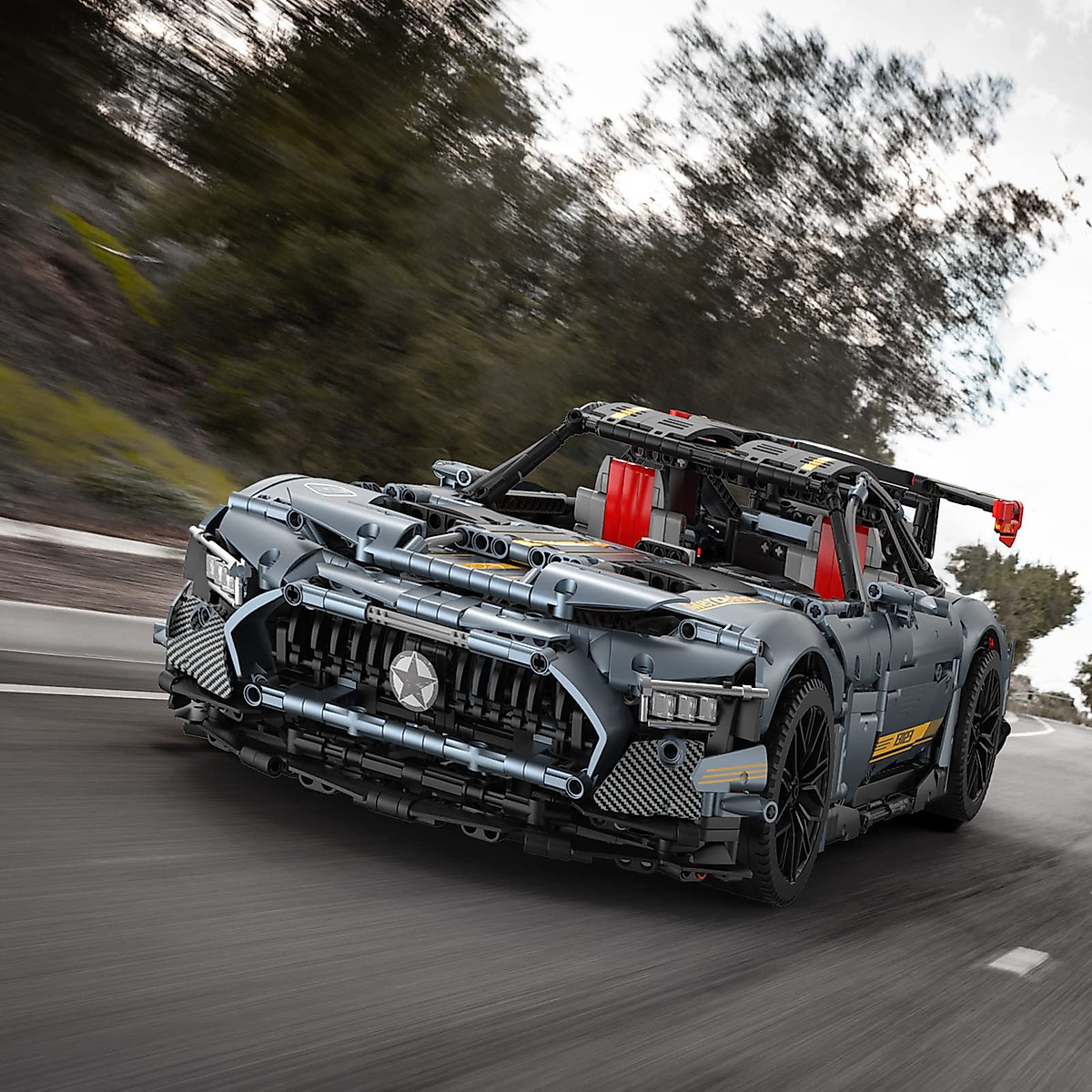 JMBricklayer MOC Super Car Building Blocks, 1:8 Model Car Kits Building Toys, Challenging Race Car Building Sets, Gifts for Boys Teens Adults and Vehicle Enthusiasts(2872 Pieces, Static Version)