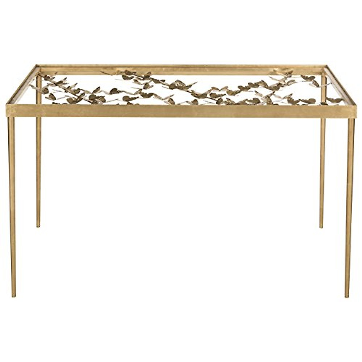Safavieh Home Collection Rosalia Butterfly Desk, Antique Gold