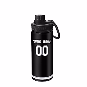 ANTKING Chicago Tumbler Travel Mug Coffee Cup Custom Name Number for Men Women Youth Gifts