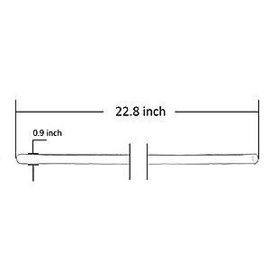 HQUA-OWS-6Q Quartz Sleeve for 6GPM Water Purifier Sterilizer