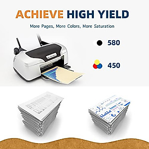 63XL Black Ink Cartridge,Replacement for HP OfficeJet 5267 5255 3830 4650 5258 3832 HP Envy 4510 4520 4525 4528 HP DeskJet 1110 1112 2132 3630 3636. (1 Black)