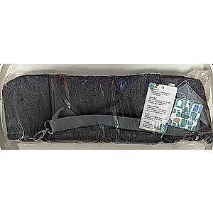 PHILORN Stroller Organizer Bag, Universal Stroller Organizer with Insulated Cup Holder, Grey Stroller Caddy Organizer with Detachable Shoulder Strap & Large Space