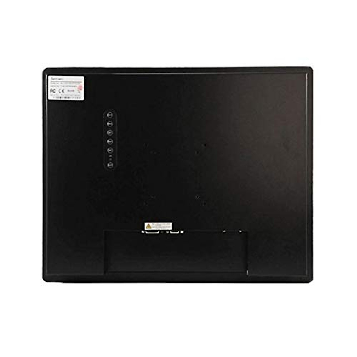 Superlogics 17" LCD Resistive Touch Panel - 1280x1024, 300nits, IP65/NEMA4, Black Powder Coat