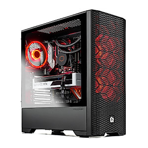 Skytech Blaze 3.0 Gaming PC Desktop - AMD Ryzen 7 5800X 8-core 3.8GHz, RTX 3070 8GB GDDR6, 16GB DDR4 3200MHz, 1TB Gen4 NVMe SSD, 240mm AIO, 750W Gold PSU, Windows 10 Home 64-bit, AC WiFi, Black