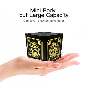 UFOPETIE Game Storage Box for Switch Game Card One Piece Games Cube up to 16 Games,Foldable Nintendo Switch Game Card Case Cube Nintendo Switch Game Storage Box