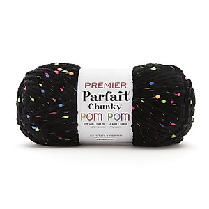 PREMIER YARNS Premier Parfait Chunky Pom Yarn Lights, 2107-02 Neon Nights