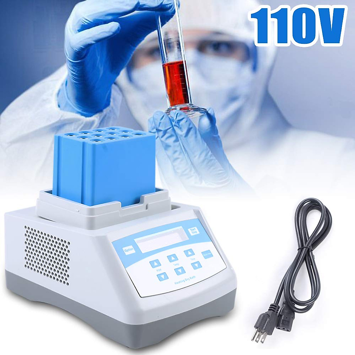 Gel Heating Machine,Portable 12 x 5ml 110V PRP PPP Gel Heating Machine, Gel Maker Heater Plasma Bio-Filler Gel Making Instrument with Digital Display