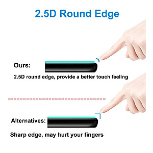 KXOYJAD Screen Protector for Fire HD 10 Tablet (2023/2021,13th/11th Generation) and Fire HD 10 Kids Pro, Tempered Glass Film(2 Pack)