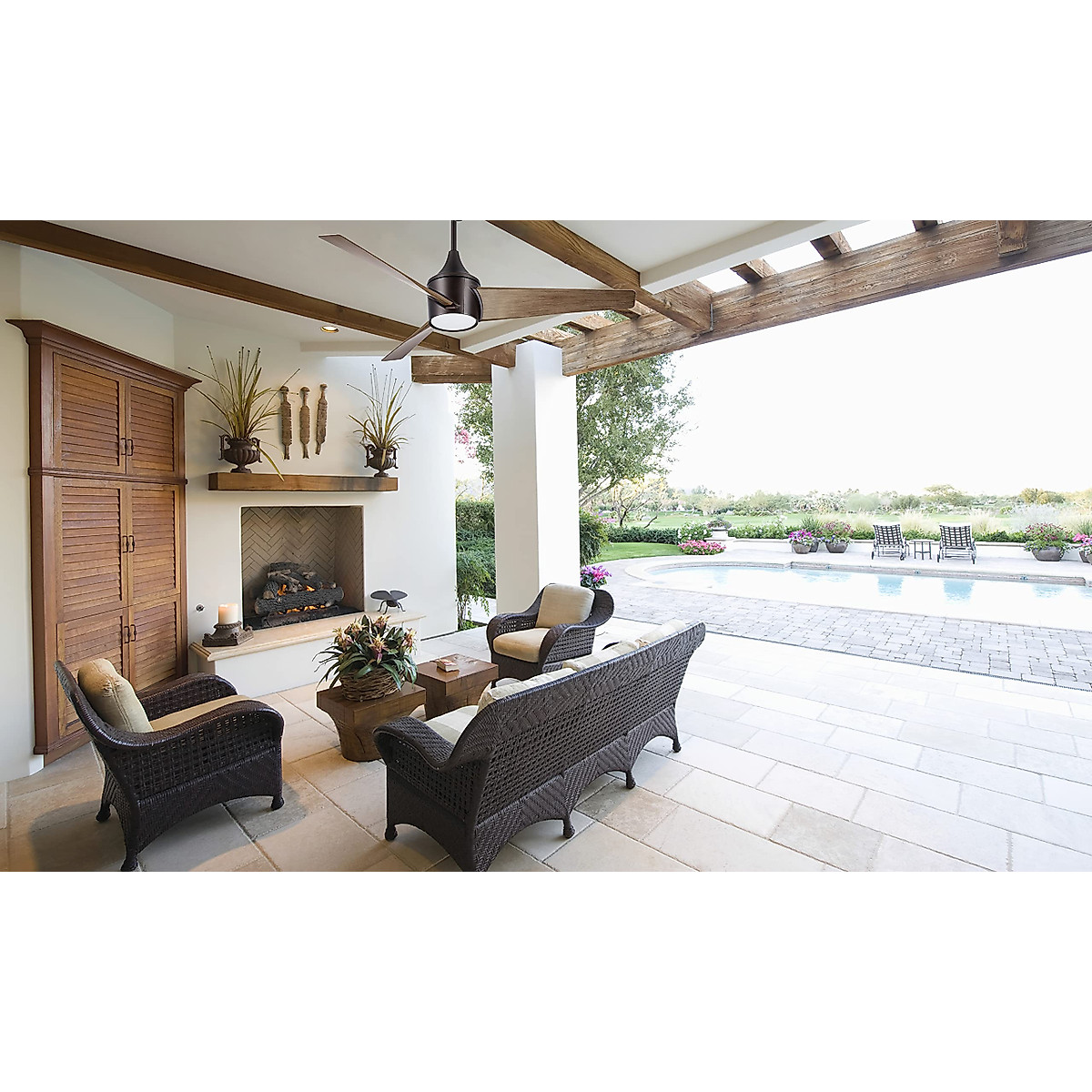 Luminance Kathy Ireland Home Riptide, 52 Inch, Oil Rubbed Bronze