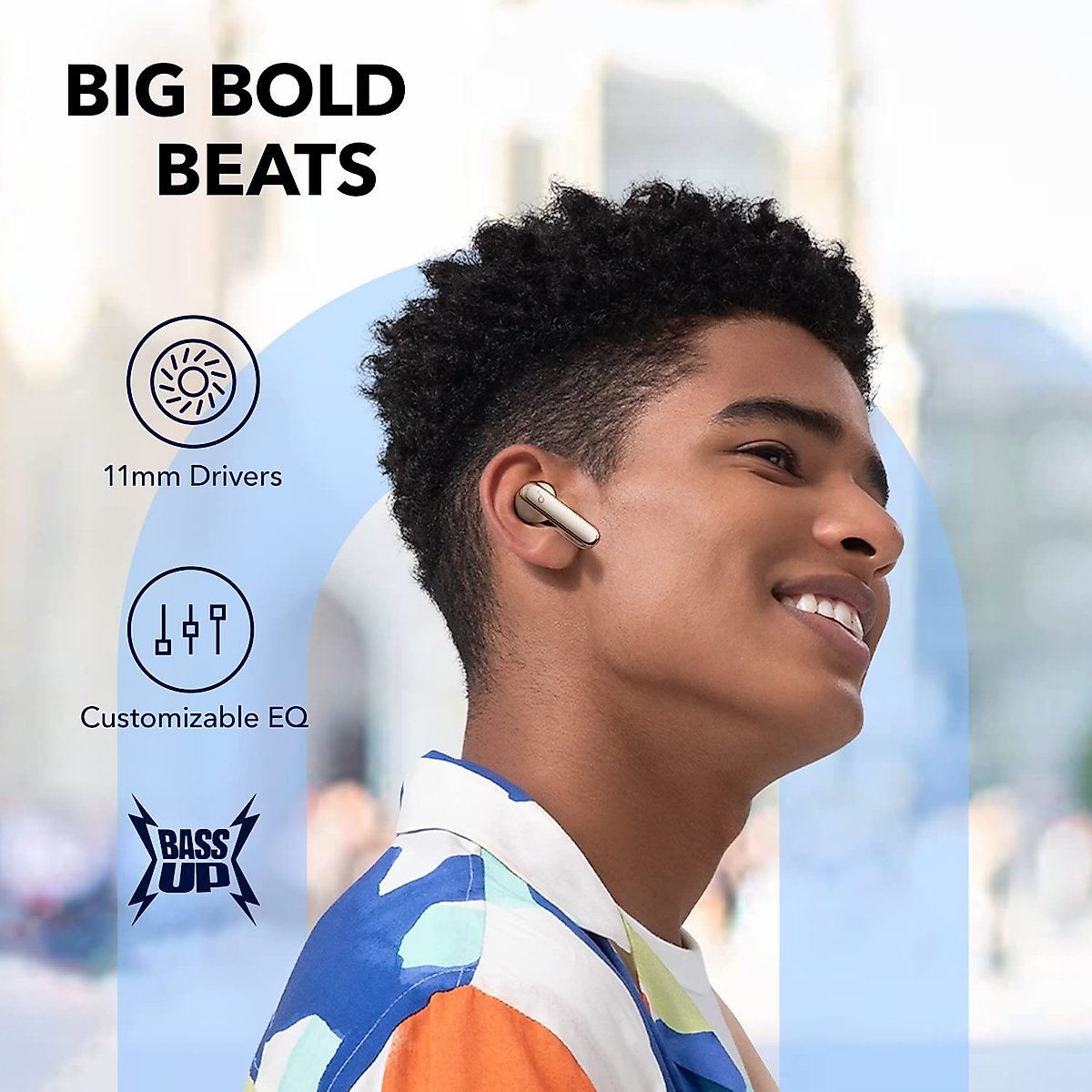 Soundcore by Anker Life P3 Noise Cancelling Earbuds, Ultra Long 50H Playtime, Fast Charging, Big Bass, Multi-Mode Noise Cancelling, AI-Enhanced Calls, Wireless Charging, App Control, Bluetooth 5.2