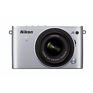 Nikon 1 J3 14.2 MP HD Digital Camera with 10-30mm VR 1 NIKKOR Lens (Silver)